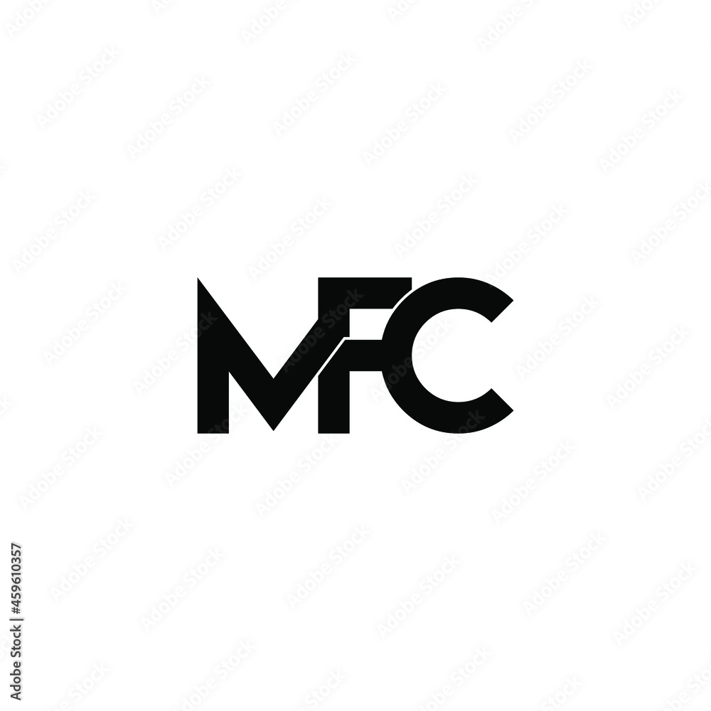 mfc initial letter monogram logo design Stock Vector | Adobe Stock