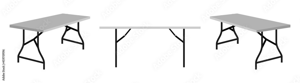 Modern cute home office foldable table for freelancer with different ...