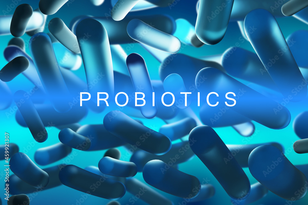 Stock-Illustration „probiotics bacteria. Biological scientific ...