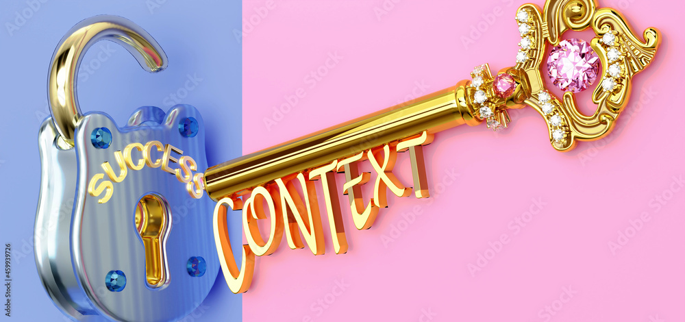 Key to success is Context - to win in work, business, family or life ...