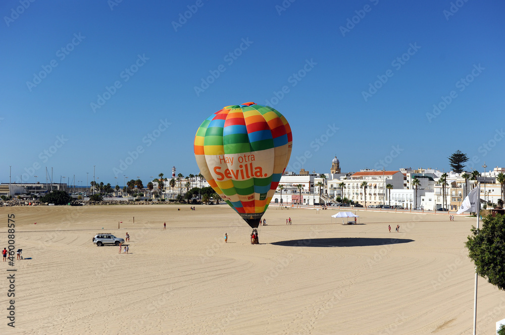 Globo aerostático de aire caliente de publicidad turística de Sevilla ...