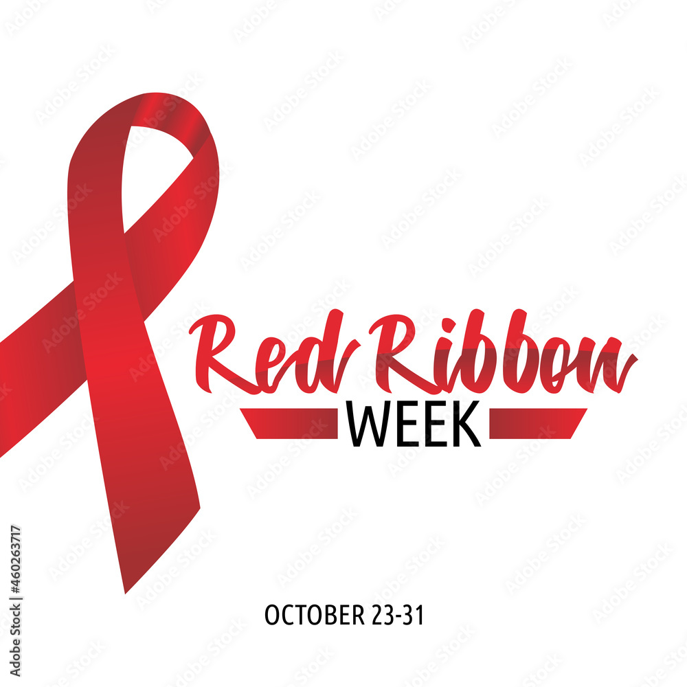 vector graphic of red ribbon week good for red ribbon week celebration ...