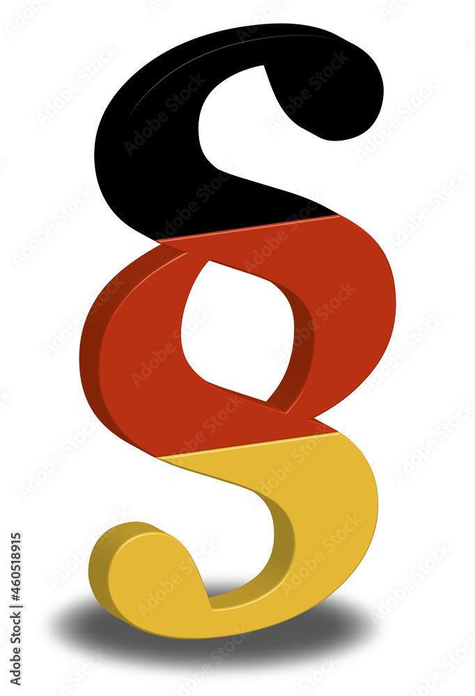 Das Paragraphenzeichen, Stock Vector | Adobe Stock