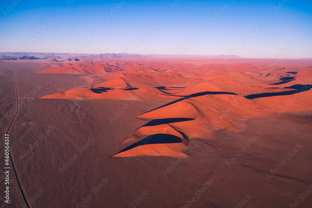 Beautiful natural landscape of Namib Desert. The region with the lowest ...