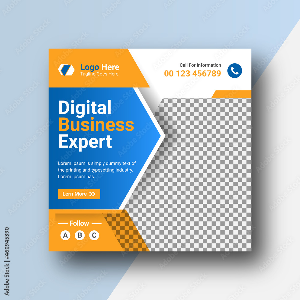 Modern Social square web banner for social media post template design ...