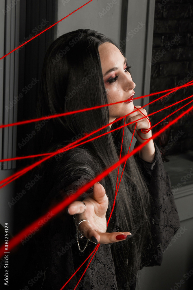 Witchcraft, magic. Halloween stories beautiful young sexy witch ...