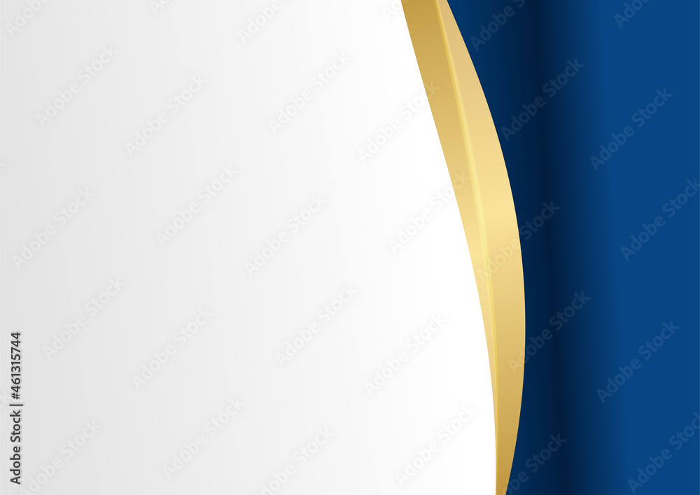 Abstract blue and gold background. Luxury navy blue background combine ...