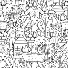 Thanksgiving Doodle Art Pattern Free Stock Photo - Public Domain Pictures