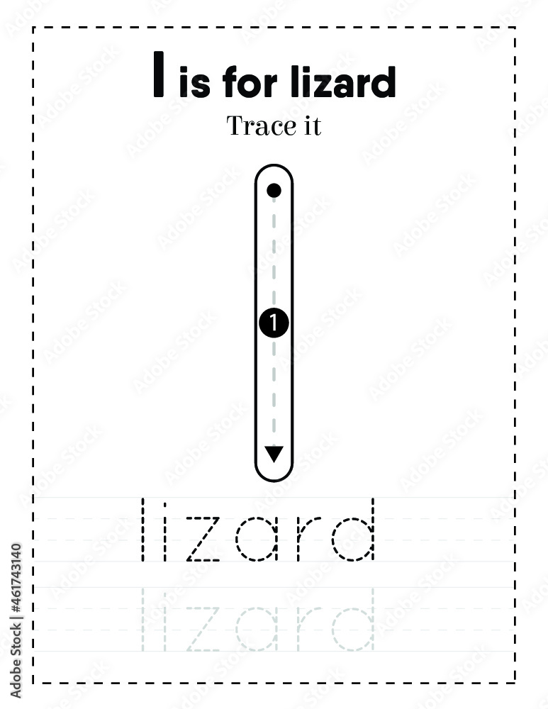 BIG Alphabet Letter Tracing Worksheet For Preschoolers and Toddlers ...