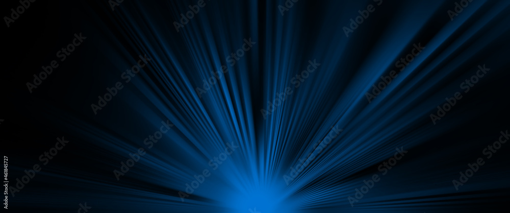 Abstract light blue, zoom effect background. Digitally generated image ...