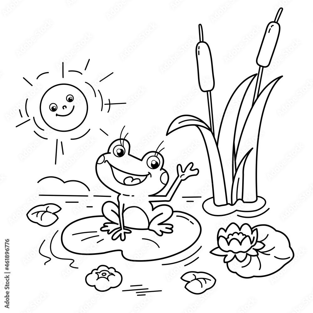Pond Coloring Pages