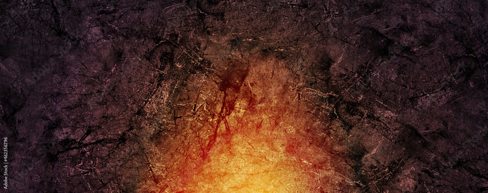 Rocky Stone texture created on the wall in the underground cave ...