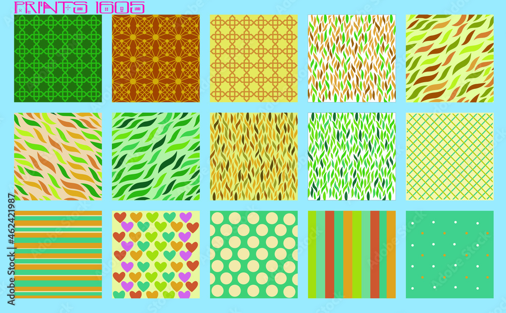 Pattern vector tiles traditional textures ornamental ceramics Spanish ...