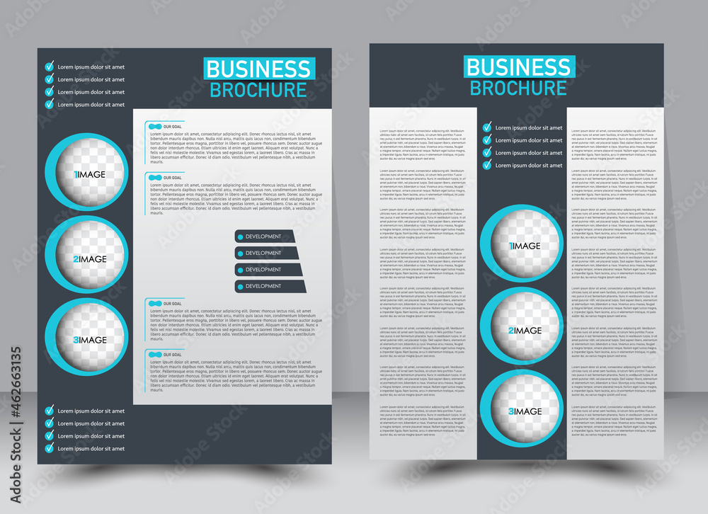 Flyer design template. Annual report cover. Brochure background. For ...