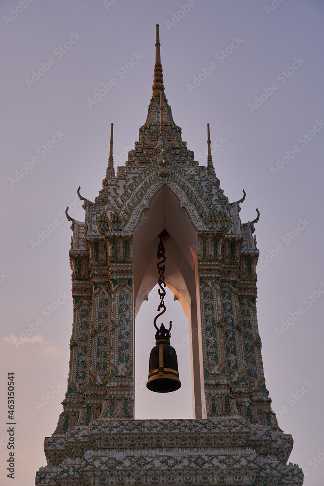 Beautiful ancient tower and bell Stock Photo | Adobe Stock
