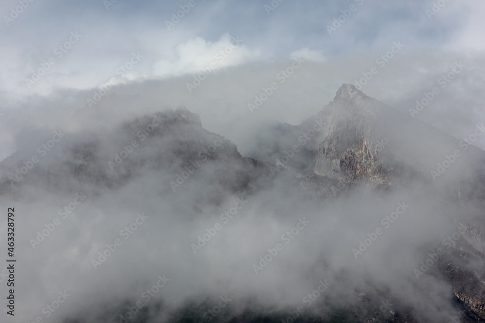 Mount Merapi, Mount Merapi (literally Mount Api in Indonesian and ...