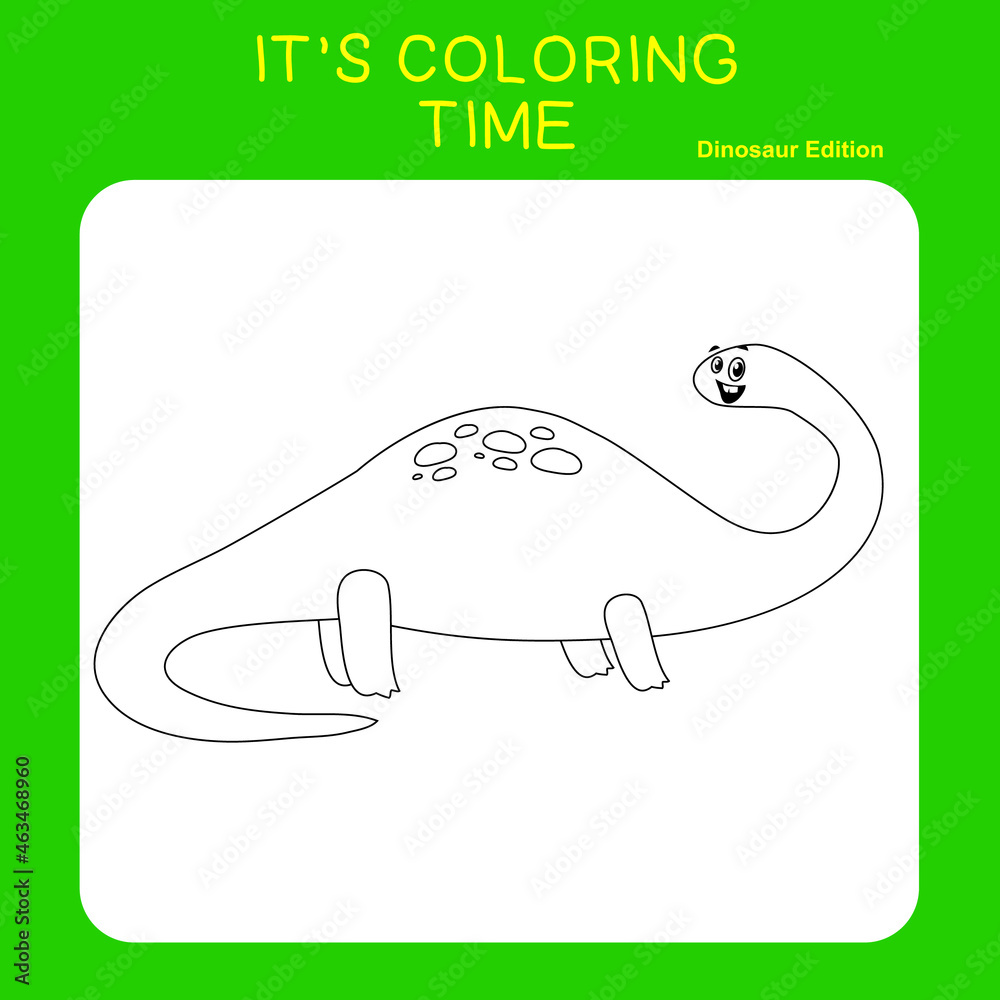 Coloring Page Dinosaurs Edition. Dinosaurs Color Book. Dinosaurs ...