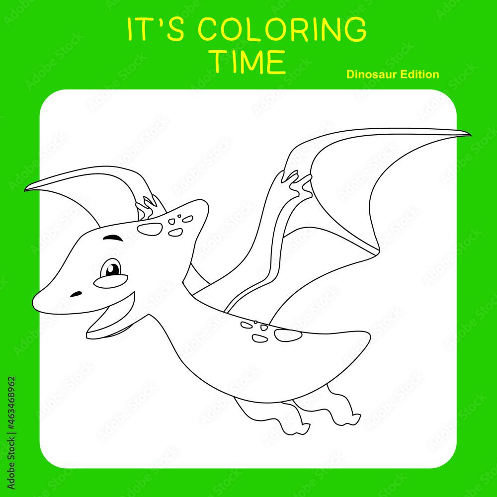Coloring Page Dinosaurs Edition. Dinosaurs Color Book. Dinosaurs ...