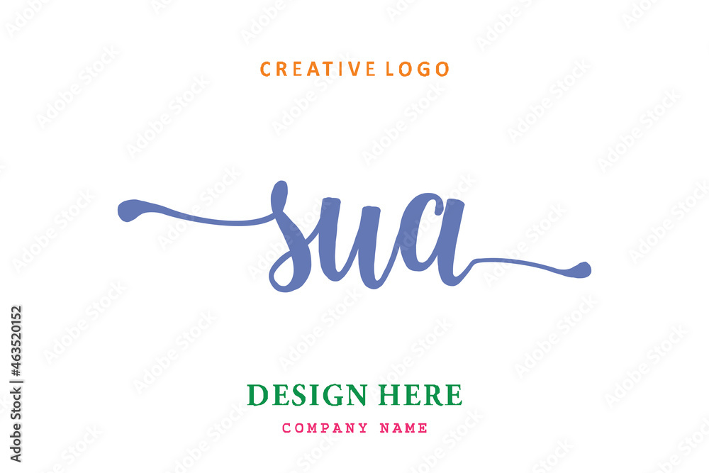 SUA lettering logo is simple, easy to understand and authoritative ...