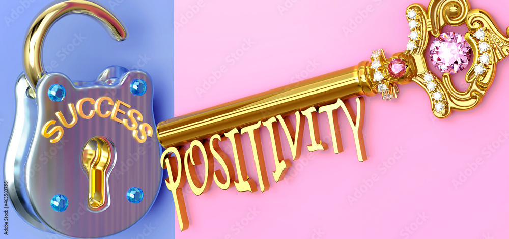 Positivity is the key to success - to win in work, business, family or ...