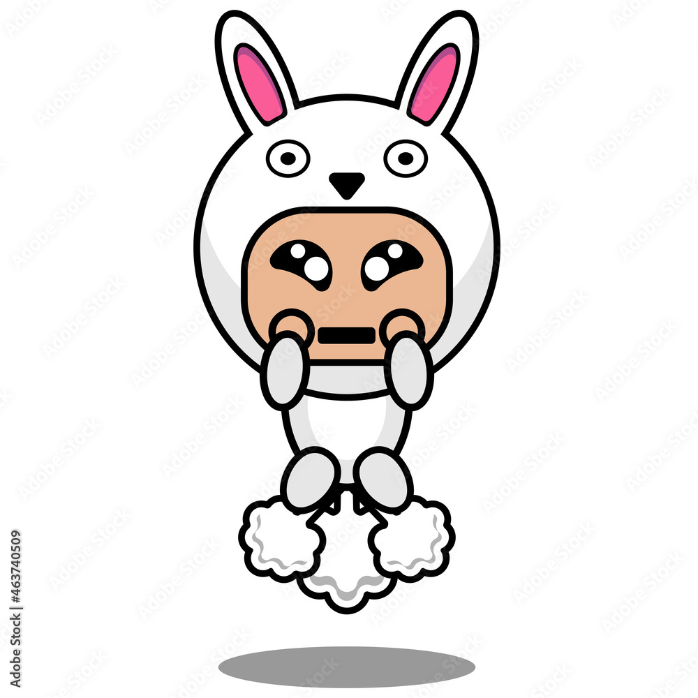 Vector de Stock cartoon animal mascot costume character vector ...
