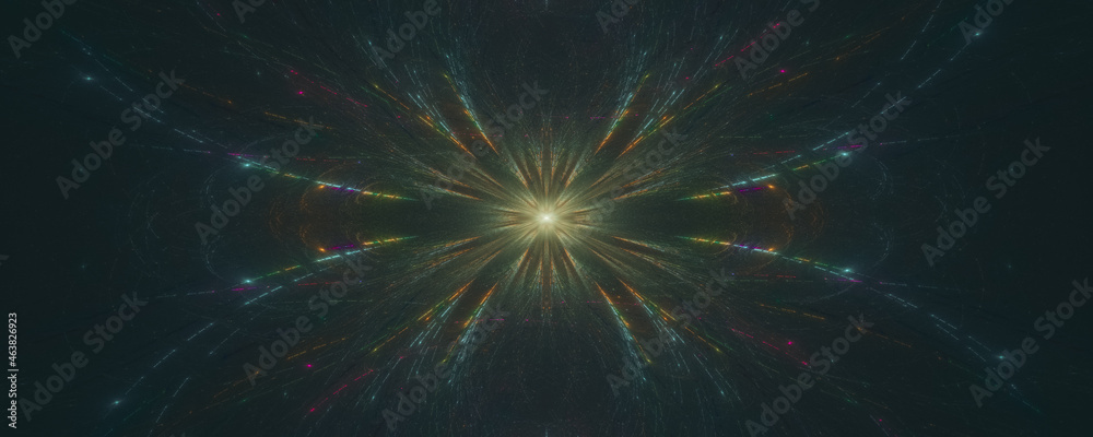 Abstract glowing energy flow background Stock Illustration | Adobe Stock