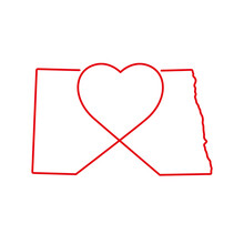 I Love North Dakota Poster Free Stock Photo - Public Domain Pictures