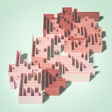 Pink Maze Background Free Stock Photo - Public Domain Pictures