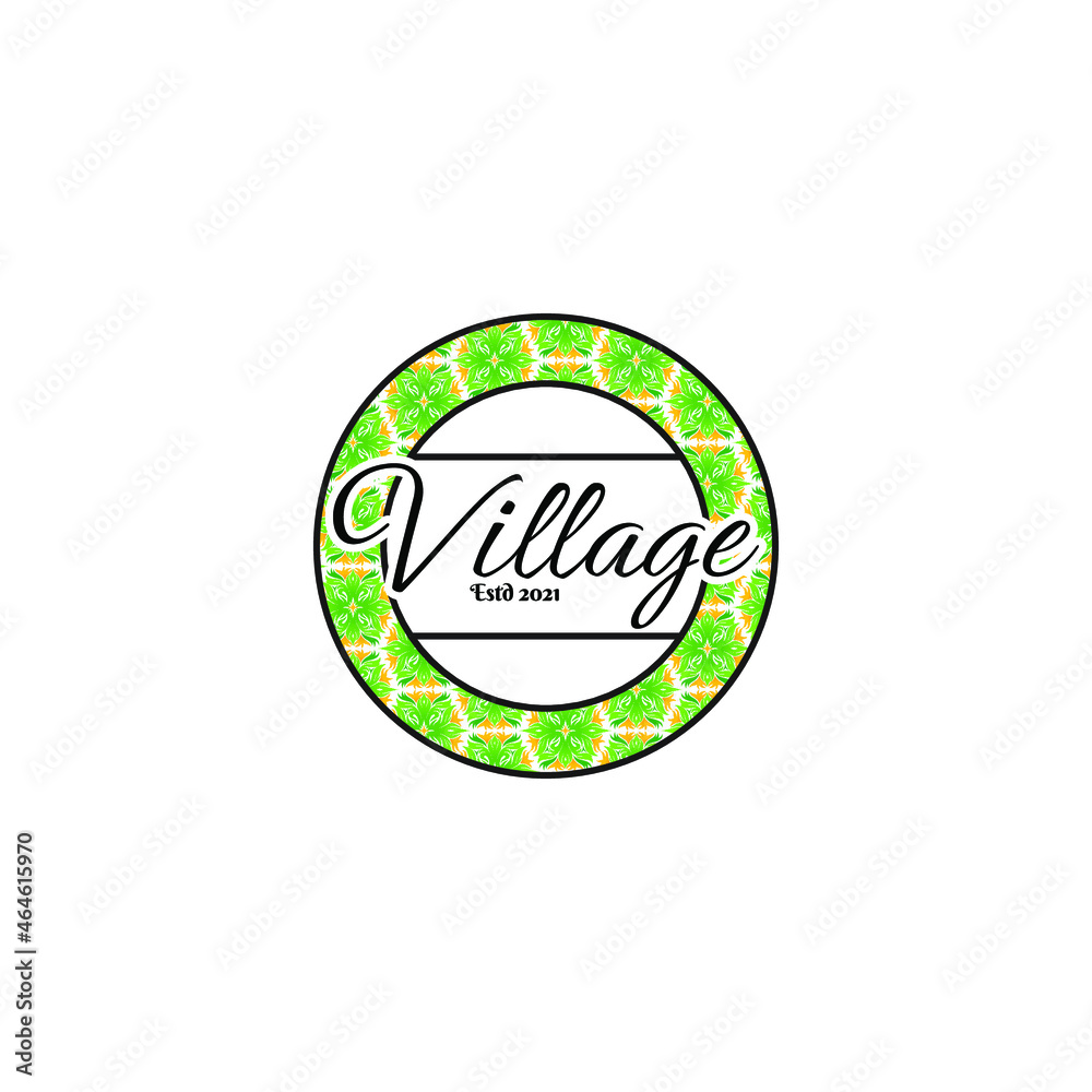 Village letter logo applied for Housing Complex Logo. The logo can be ...