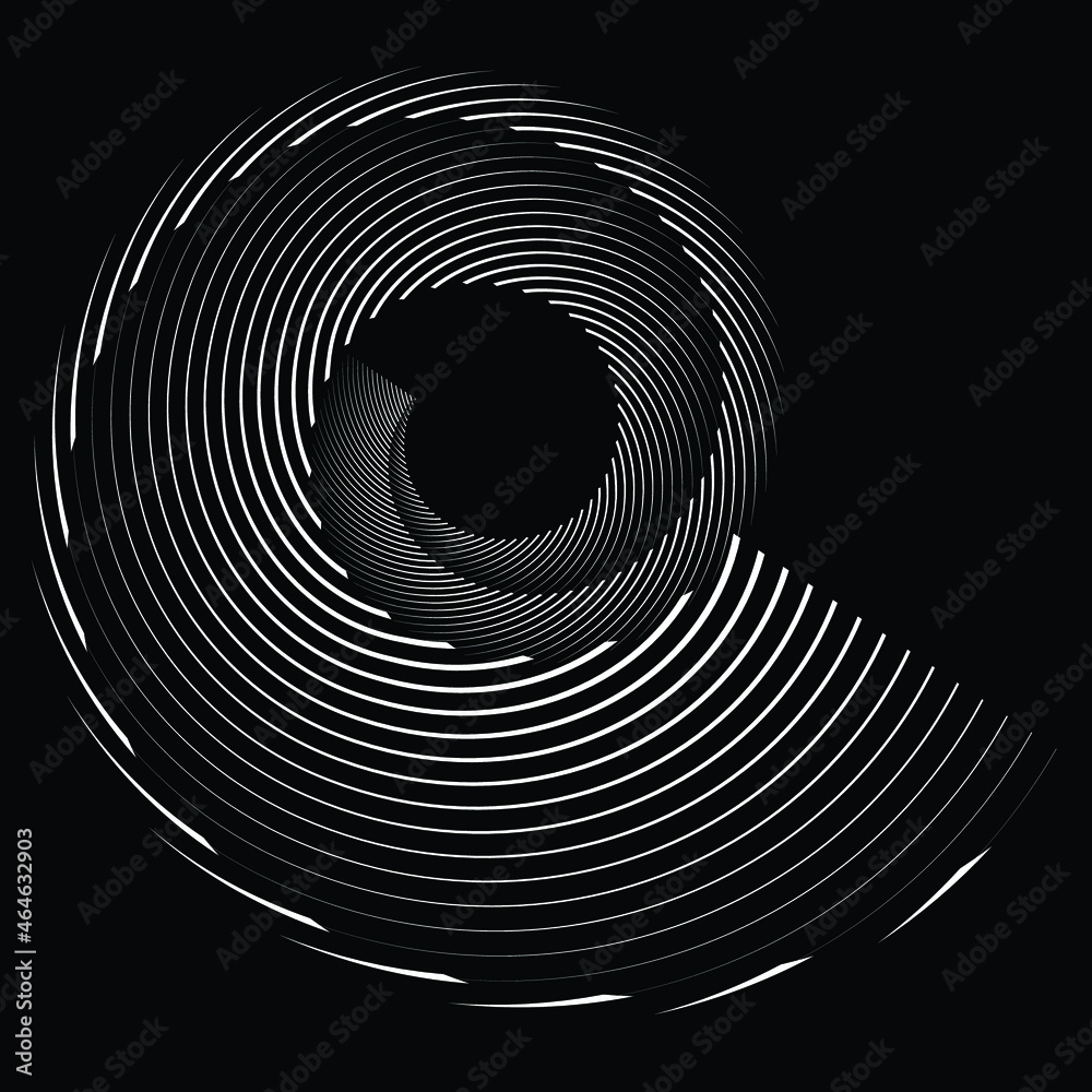 Rotating speed Lines in Spiral Form for comic books . fireworks ...