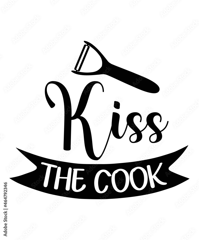 Kitchen SVG Bundle, baking svg, cooking svg, chef svg, hand lettered ...