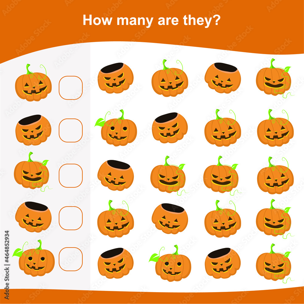 How many are they game. Counting Halloween item in the picture and ...