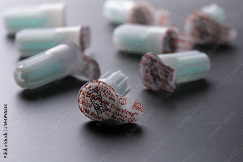 B Braun pencylcap insulin needles, threaded to attach securely and ...