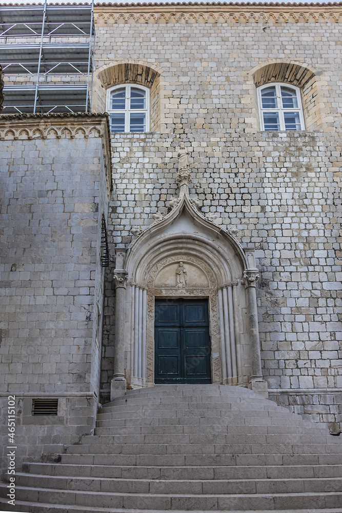 15th century Saint Sebastian church was built by Ploce gate, for a good ...