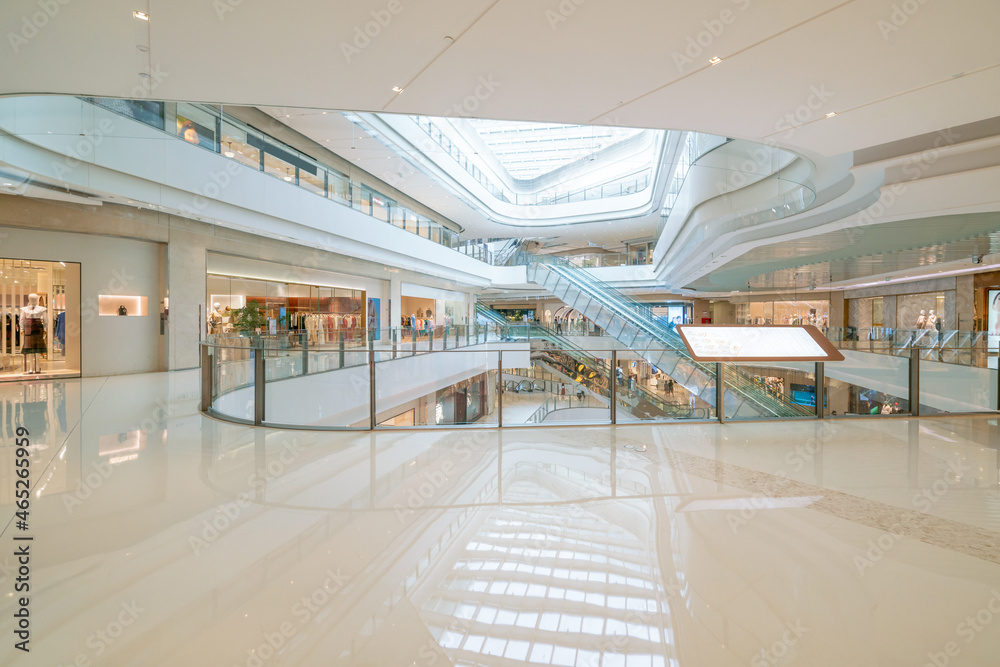 Interior space of department store Stock Photo | Adobe Stock