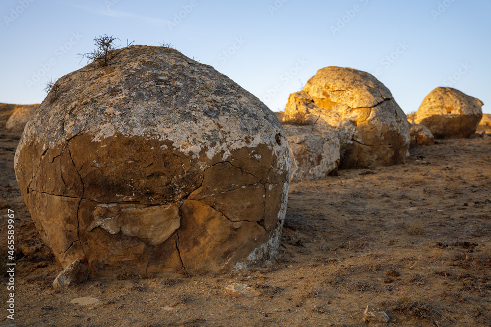 Torysh - valley of round stones. Balls, according to scientists, formed ...