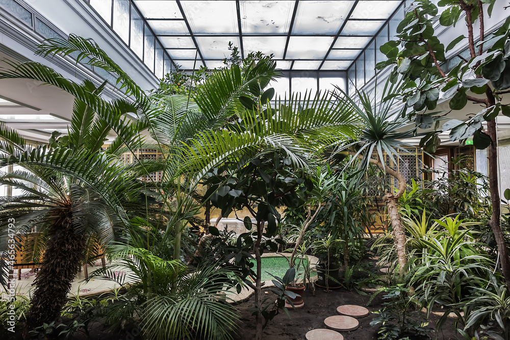 Interior of Ceausescu Palace (or Spring Palace) - building where ...