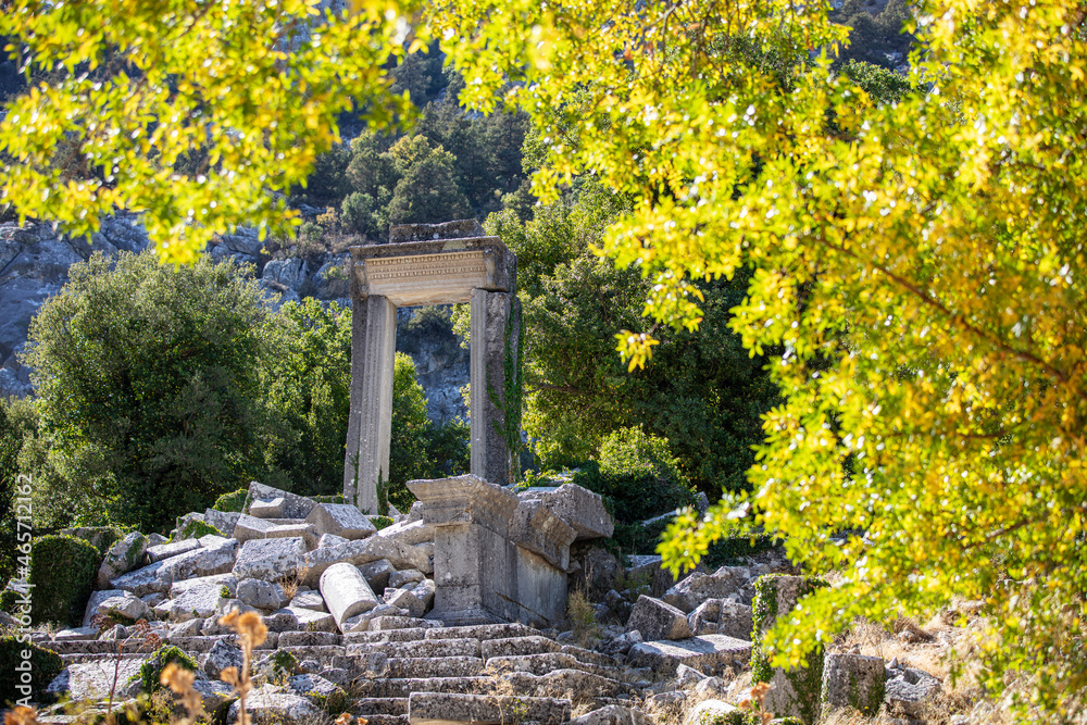 Termessos ancient city the amphitheatre. Termessos is one of Antalya ...