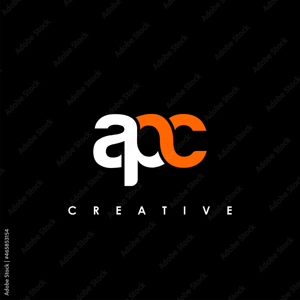 APC Letter Initial Logo Design Template Vector Illustration Stock ...