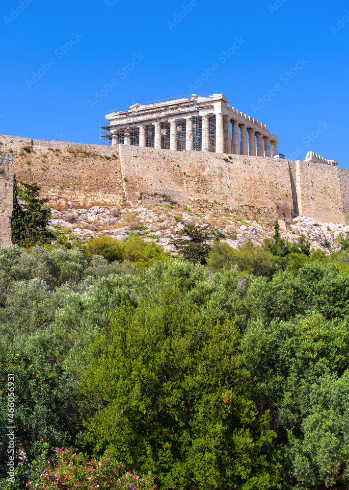 Acropolis of Athens, Greece. Famous Parthenon temple on its top. Stock Photo | Adobe Stock