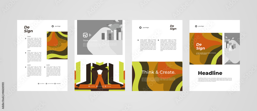 Attractive background, for company business ads, layout template design ...