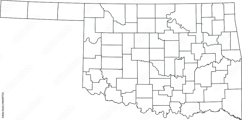 Vektor White blank vector administrative map of the Federal State of ...