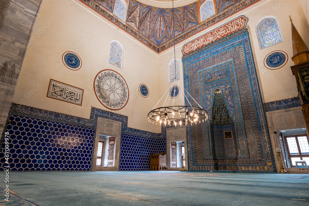 The Green Mosque (Turkish: Yeşil Camii), also known as the Mosque of ...