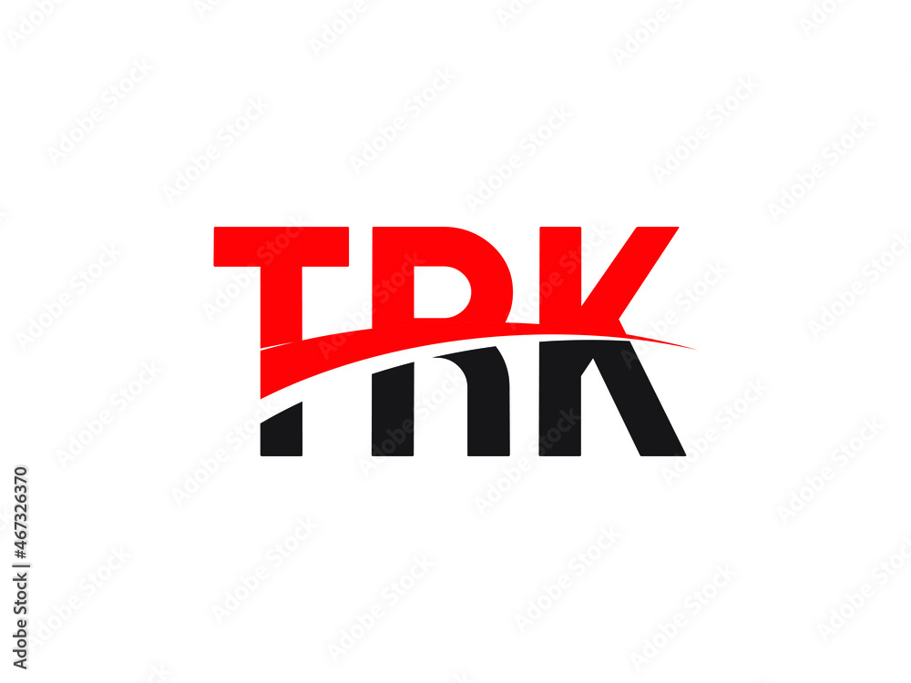 TRK Letter Initial Logo Design Vector Illustration Stock Vector | Adobe ...