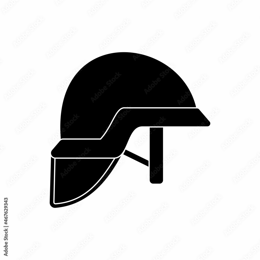 military helmet icon, military helmet vector sign symbol Stock Vector ...