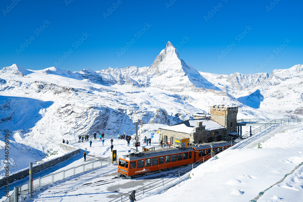 Matterhorn, Zermatt, Skiing, Winter Hiking, magical Landscape of ...