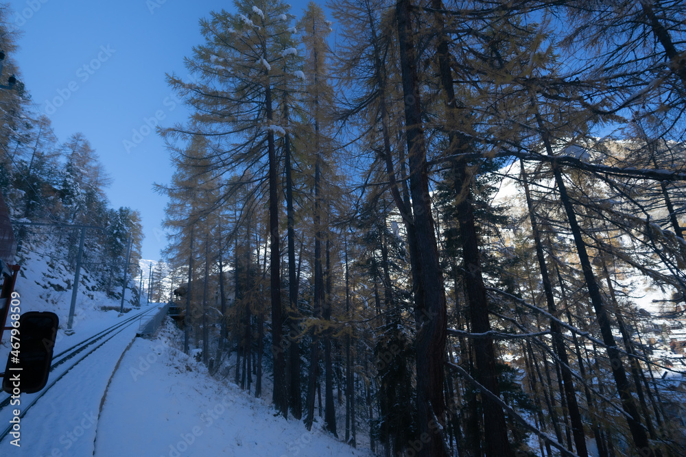 Matterhorn, Zermatt, Skiing, Winter Hiking, magical Landscampe of ...