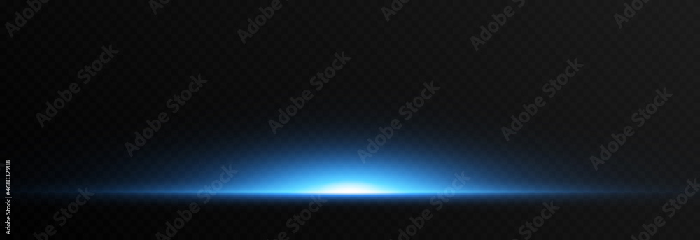 Vector glowing lines. Horizontal glowing lines png, magic glow, dawn ...