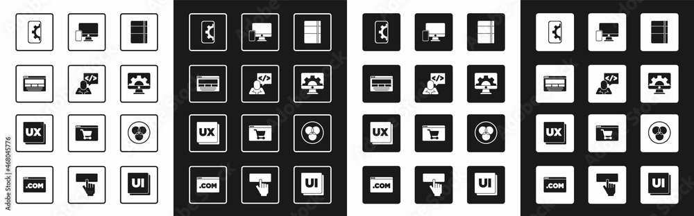 Set Sketchbook or album, Front end development, UI UX design, Web, Monitor and mobile, RGB CMYK ...