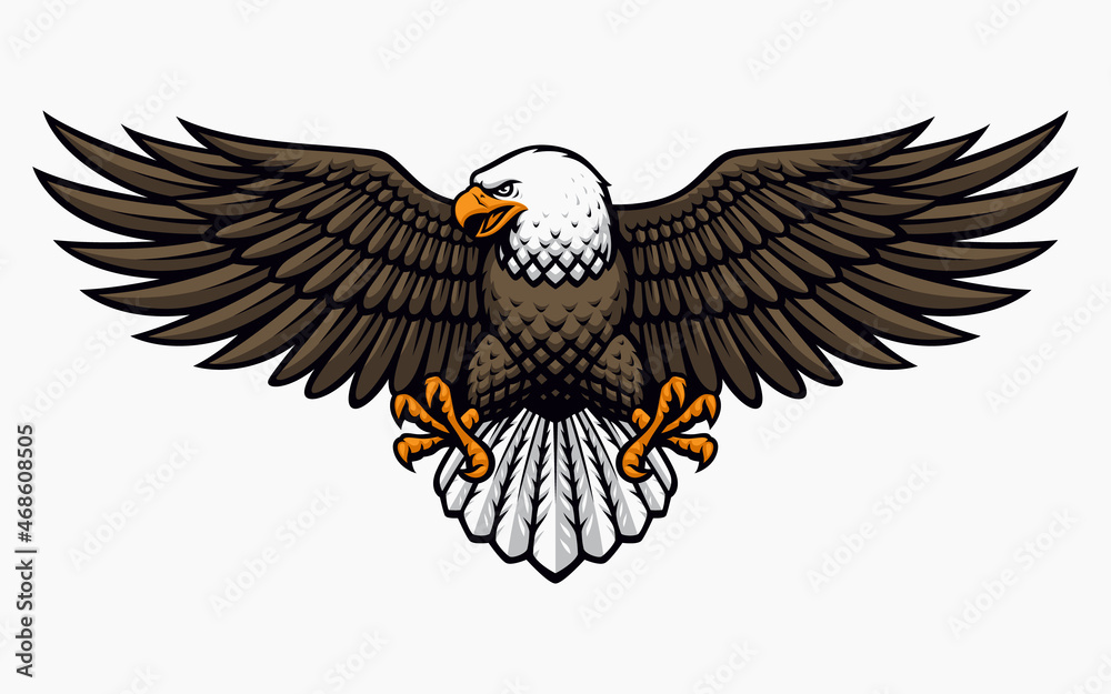 American Eagle Vector, Sports Emblem Stock Vector | Adobe Stock